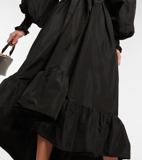 PATOU Off-shoulder Maxi Dress - Black