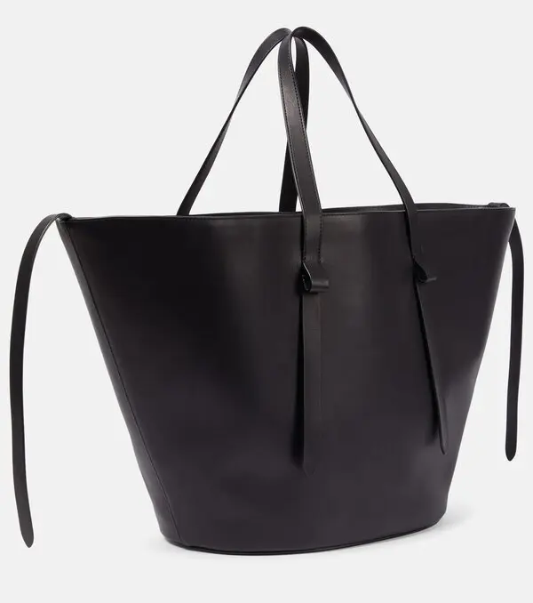 THE ROW Jasper Large Leather Tote Bag