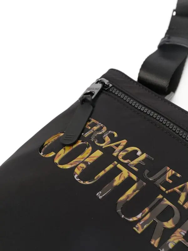 Versace Logo-embellished Messenger Bag