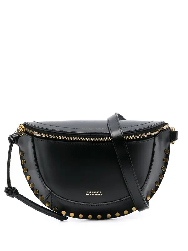 Isabel Marant Skano Leather Belt Bag - Black