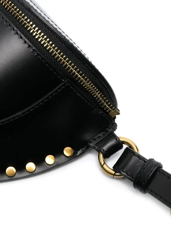 Isabel Marant Skano Leather Belt Bag - Black