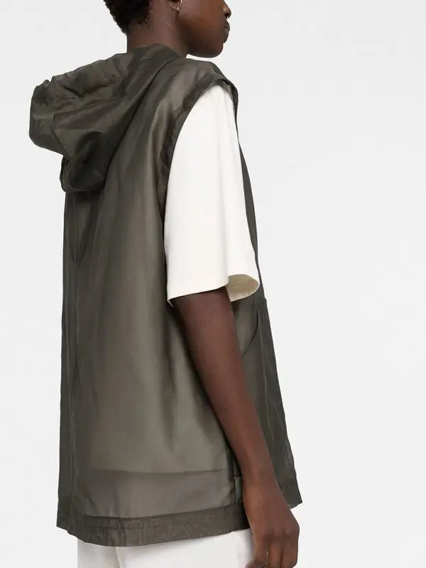 Fabiana Filippi Panelled Hooded Vest