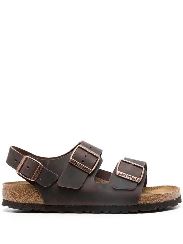 BIRKENSTOCK Milano 35mm Buckled Sandals - Brown