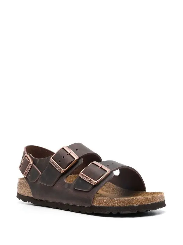 BIRKENSTOCK Milano 35mm Buckled Sandals - Brown