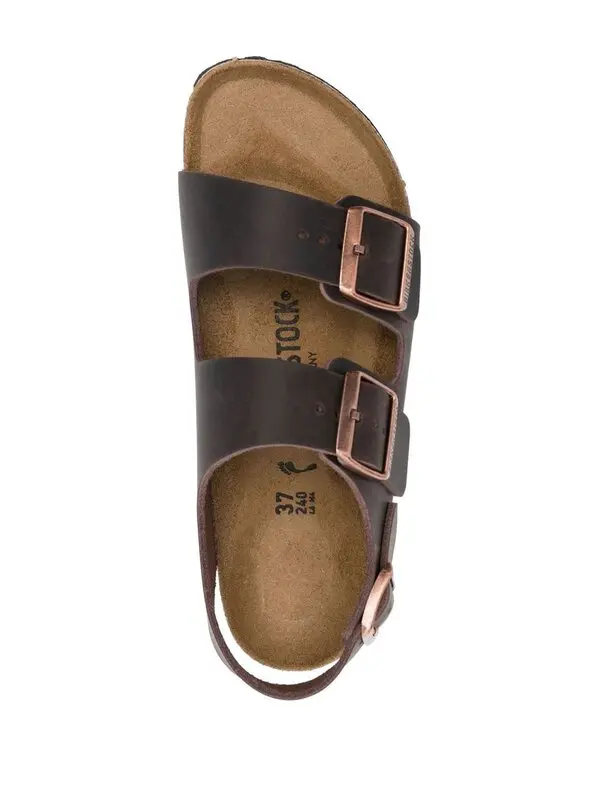 BIRKENSTOCK Milano 35mm Buckled Sandals - Brown