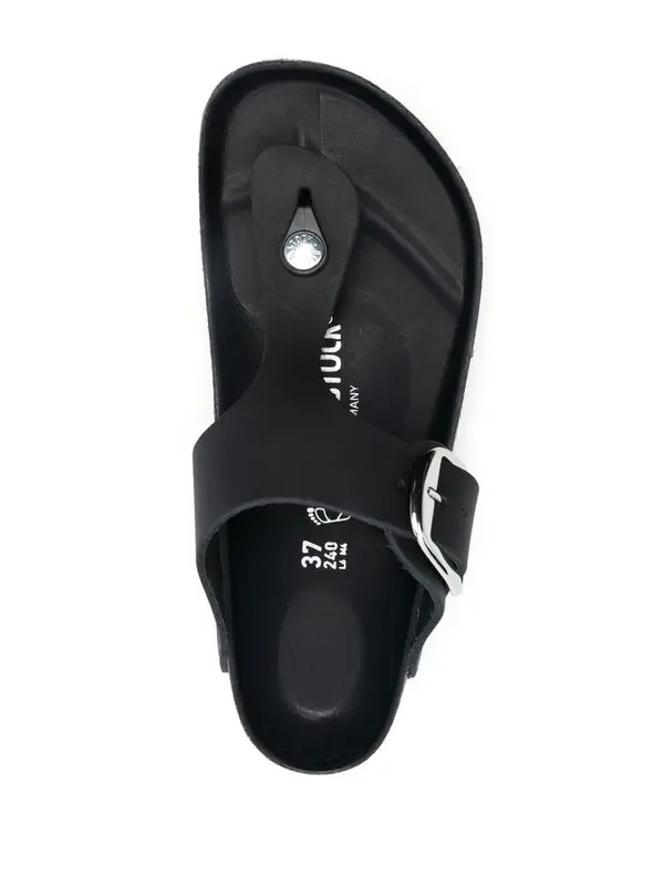 BIRKENSTOCK Gizeh Leather Buckle Sandals