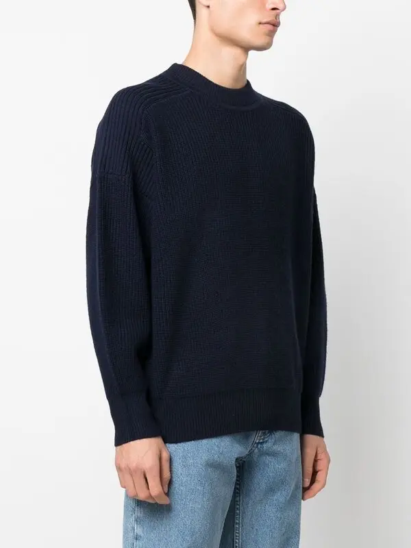 MARANT Barry Purl-knit Jumper - Blue