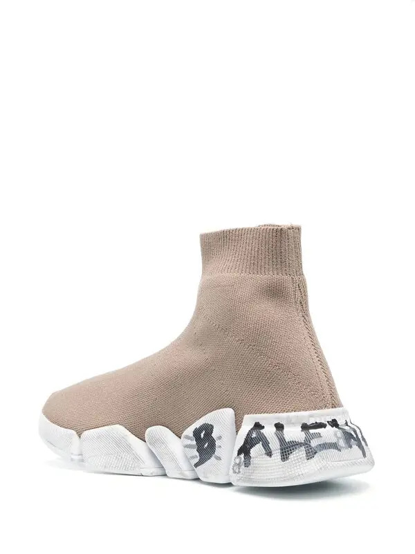 Balenciaga Speed Graffiti-print Sneakers