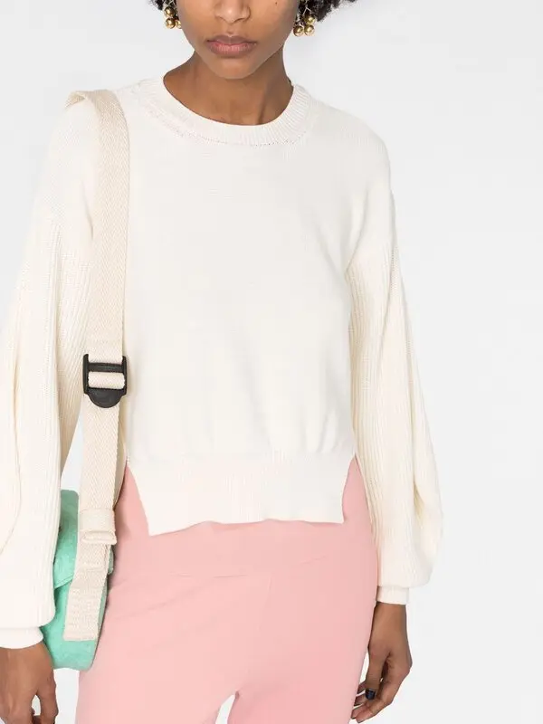 Stella McCartney Logo-patch Jumper - Neutrals