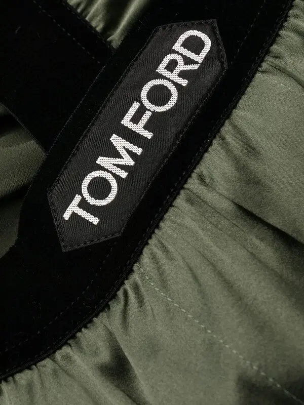 TOM FORD Satin Logo-waist Boxer Briefs