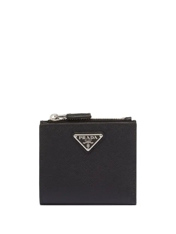 Prada Small Saffiano Leather Wallet - Black