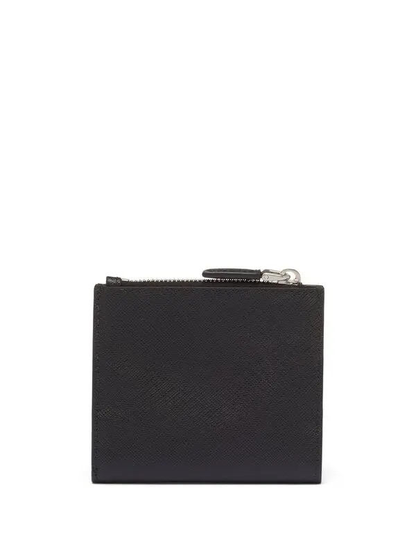 Prada Small Saffiano-leather Wallet - Black