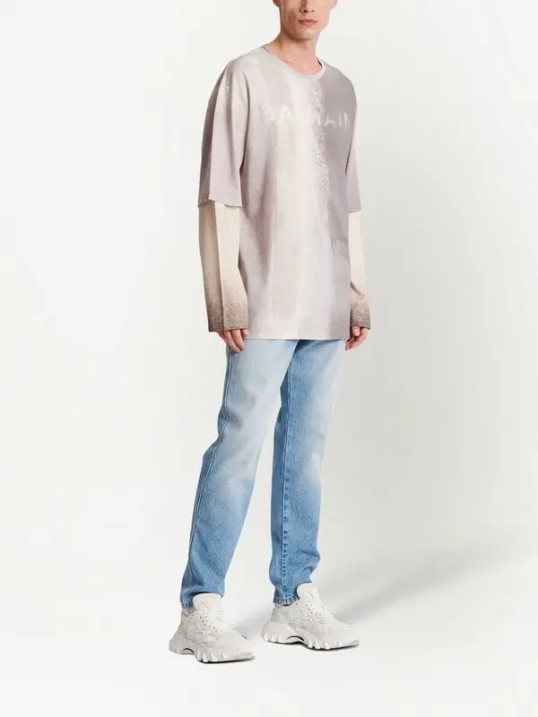 Balmain Logo-print Organic Cotton T-shirt