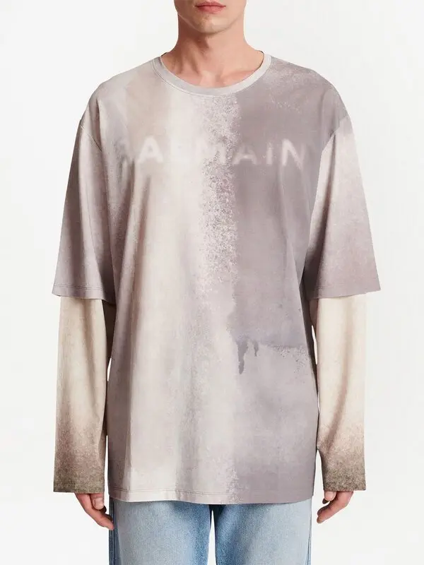 Balmain Logo-print Organic Cotton T-shirt