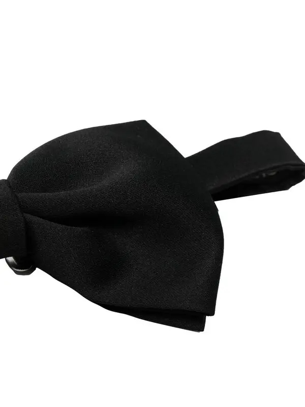 Tagliatore Clasp-fastening Bow Tie - Black