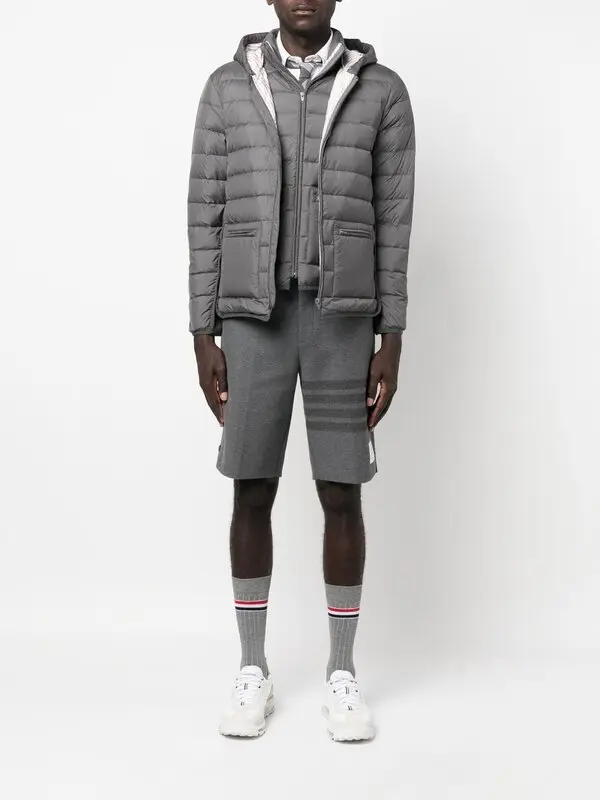 Thom Browne Down-feather Padded Gilet - Grey