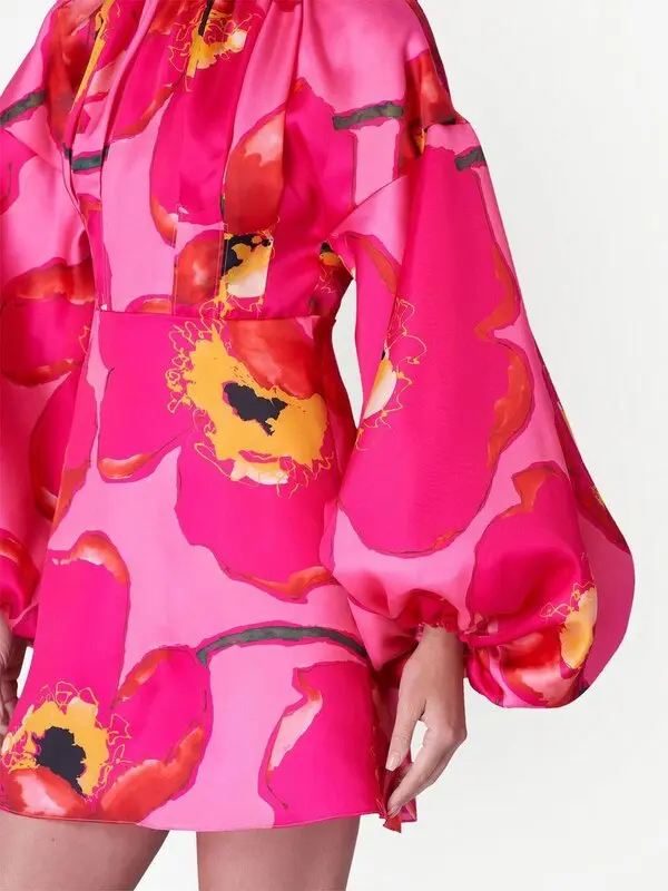 Carolina Herrera Balloon-sleeves Dress
