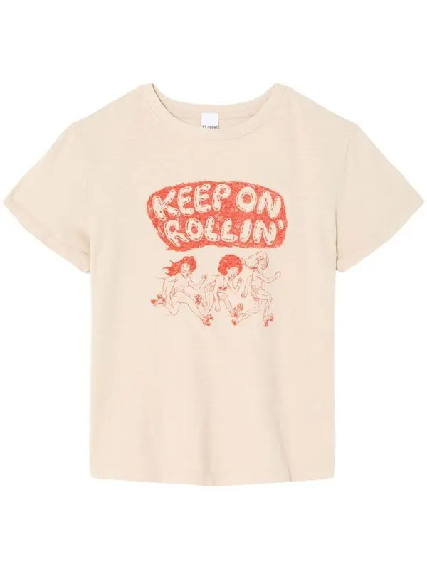 RE/DONE Graphic Print Short-sleeve T-shirt