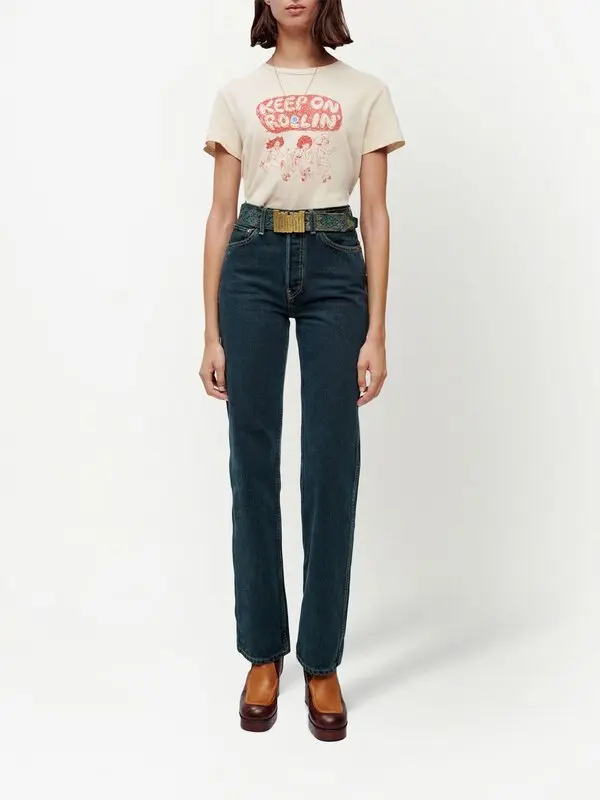 RE/DONE Graphic Print Short-sleeve T-shirt