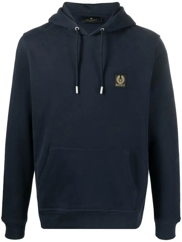 Belstaff Logo-patch Cotton Hoodie