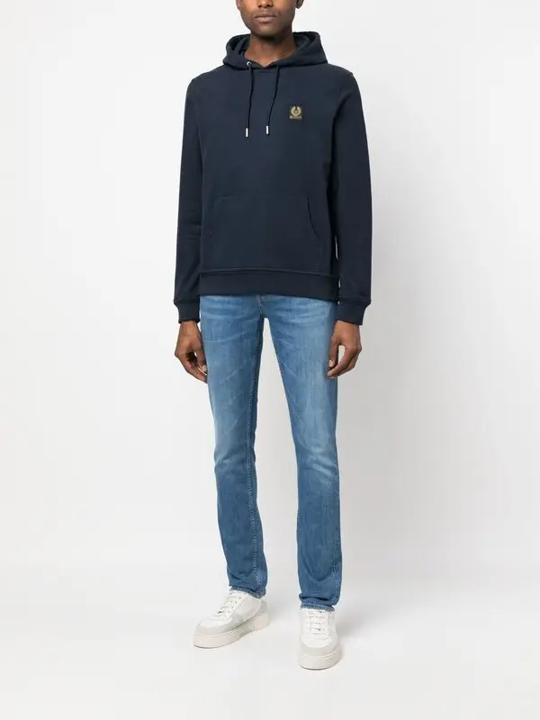Belstaff Logo-patch Cotton Hoodie