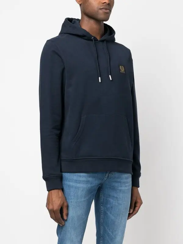 Belstaff Logo-patch Cotton Hoodie