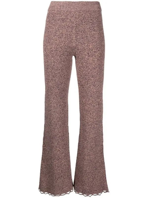 Ulla Johnson Knitted Flared Trousers