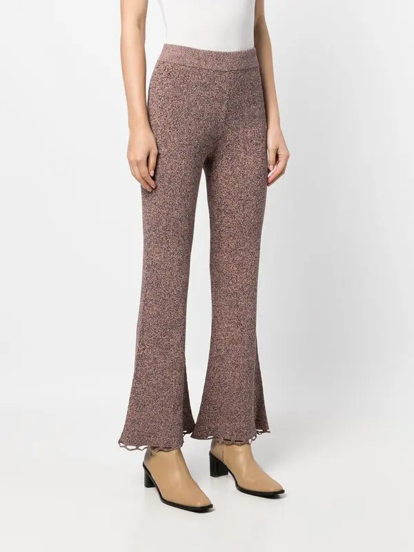 Ulla Johnson Knitted Flared Trousers