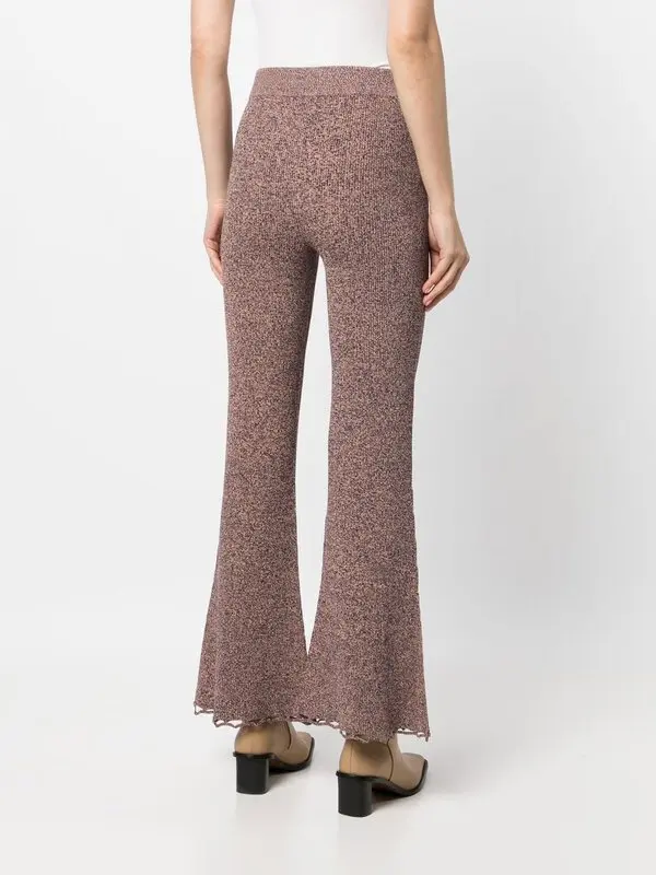 Ulla Johnson Knitted Flared Trousers