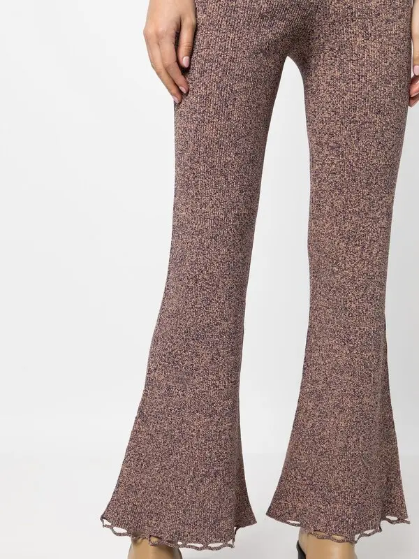 Ulla Johnson Knitted Flared Trousers
