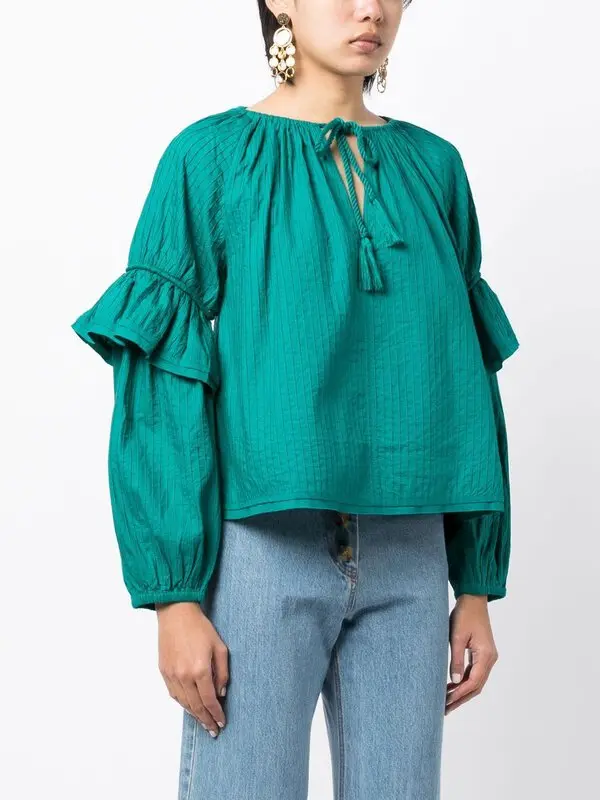 Ulla Johnson Tie-front Blouse
