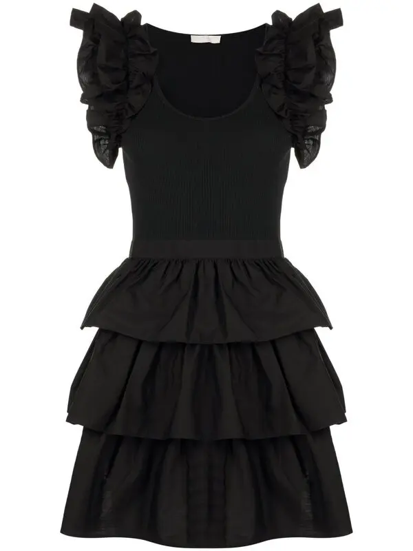 Ulla Johnson Ruffle-trim T-shirt Dress