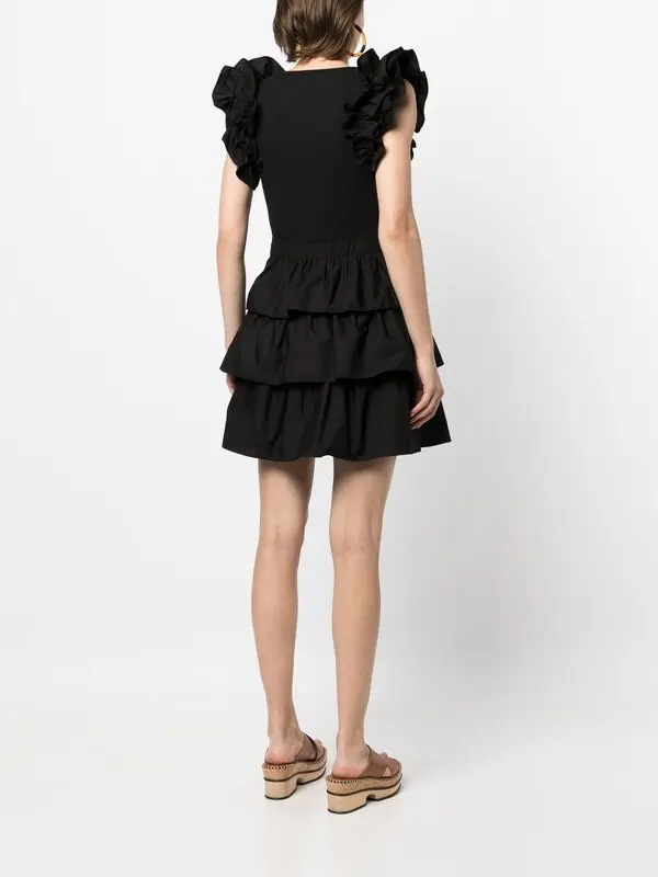 Ulla Johnson Ruffle-trim T-shirt Dress
