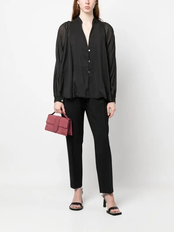 FORTE_FORTE Semi-sheer Blouse