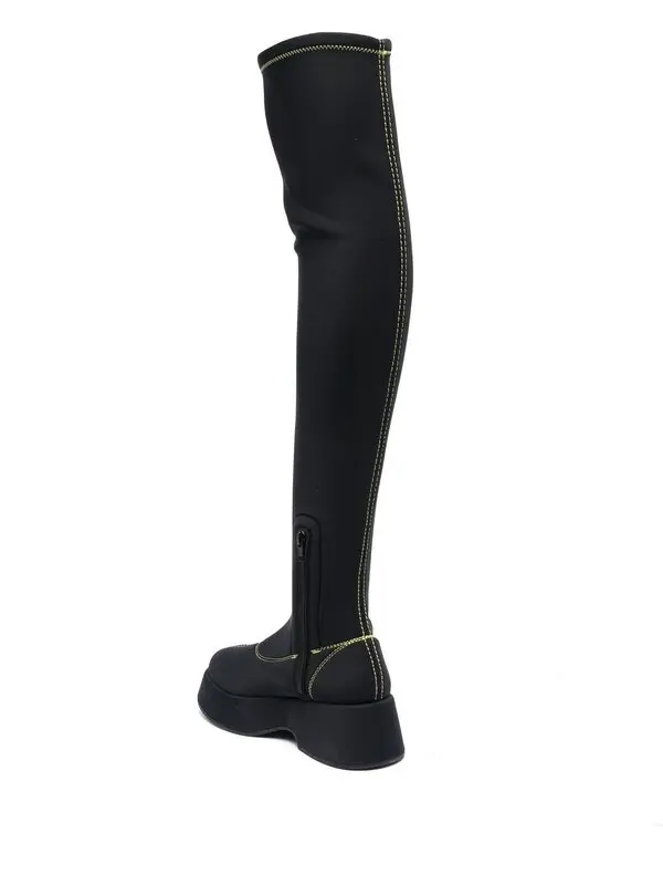 GANNI Flatform Over-the-knee Boots