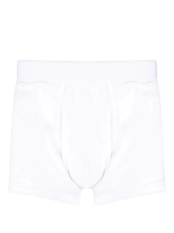 Comme Des Garçons Mid-rise Cotton Boxers - White