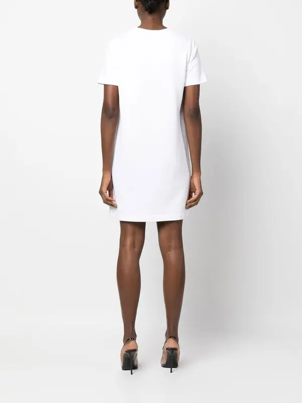 Moschino Bugs Bunny Print Cotton Jersey Dress