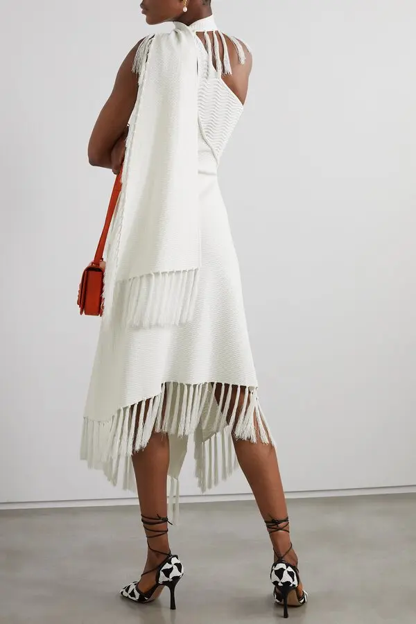 saida knit dress Cult Gaia Saida Knit Dress in Papaya