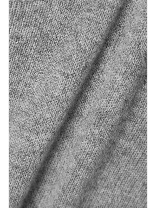 Theory Basic Feather Cashmere Tee - Gray
