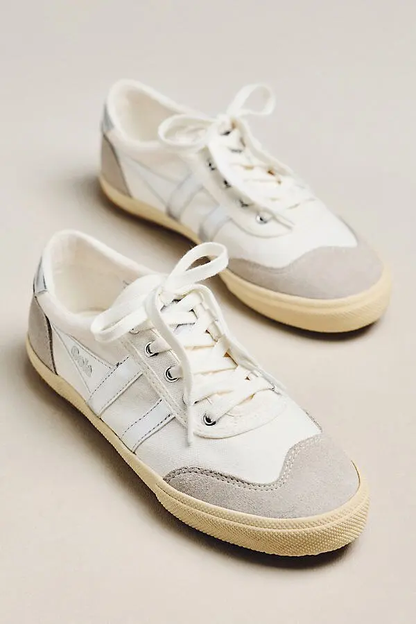 Gola Badminton Sneakers - Off White/silver