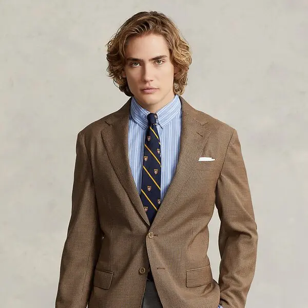 Ralph Lauren Polo Soft Houndstooth Wool Sport Coat