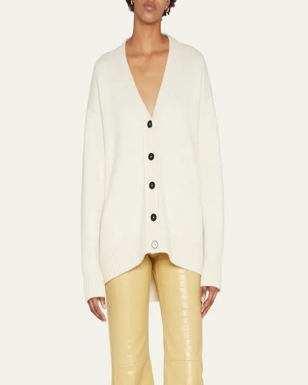 JIL SANDER Volume Cashmere Cardigan