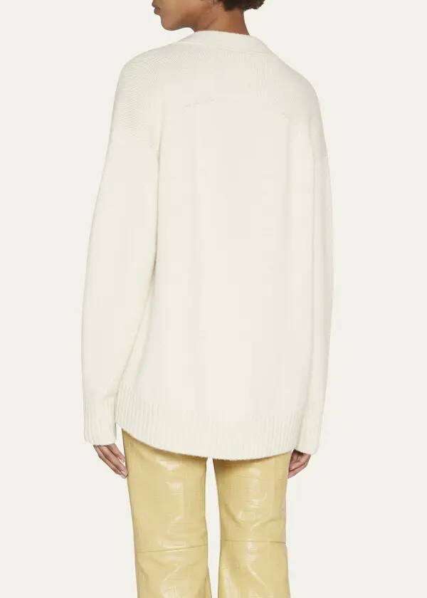 JIL SANDER Volume Cashmere Cardigan