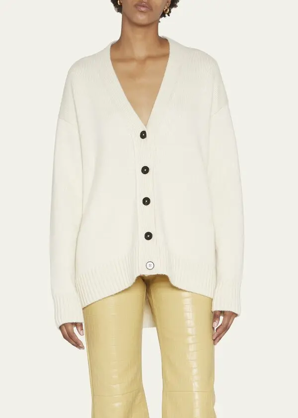 JIL SANDER Volume Cashmere Cardigan