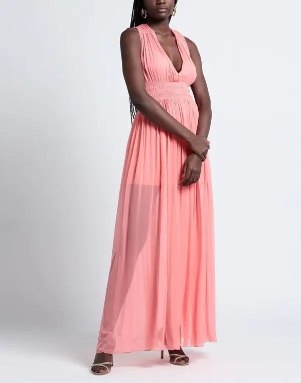 PATRIZIA PEPE SERA Maxi Dress - Coral