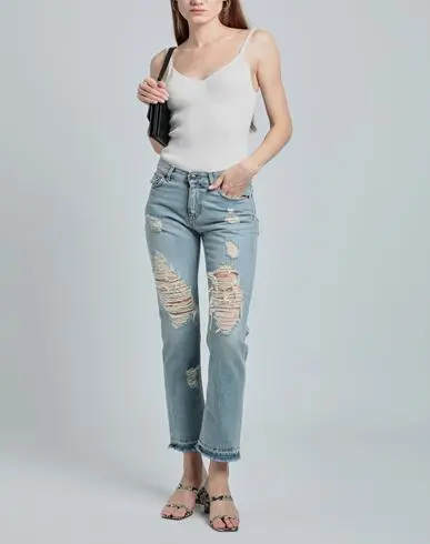 ANIYE BY Straight-leg Distressed Jeans