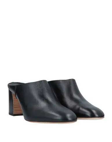 TOD'S Leather Mules - Black