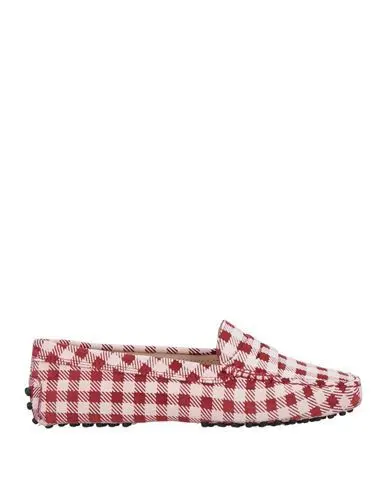 TOD'S Leather Loafers - Red
