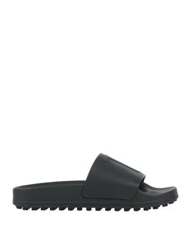 TOD'S Rubber Slides - Black