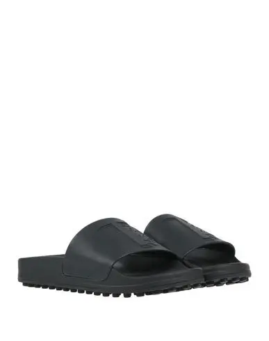 TOD'S Rubber Slides - Black